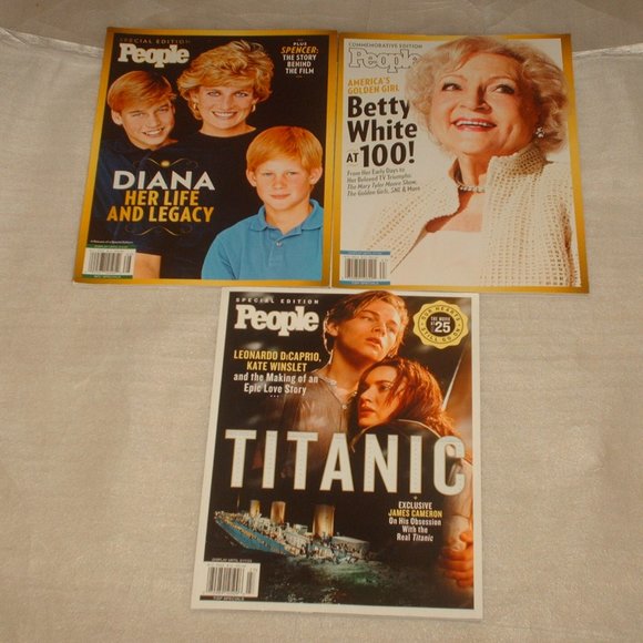 People Magazine | Accents | Lot Of 3 Special Commemorative Edition ...